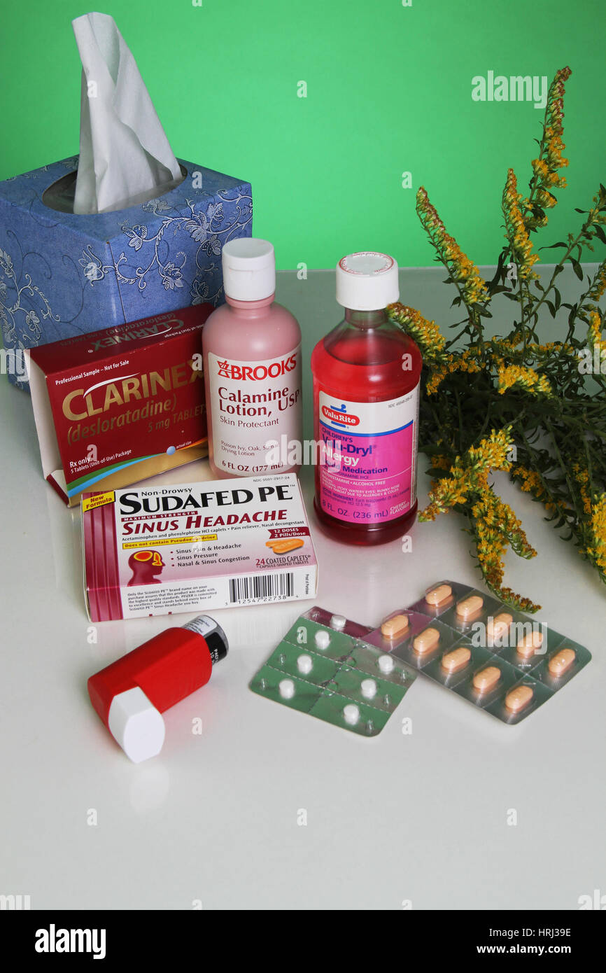 Allergy products hi-res stock photography and images - Alamy