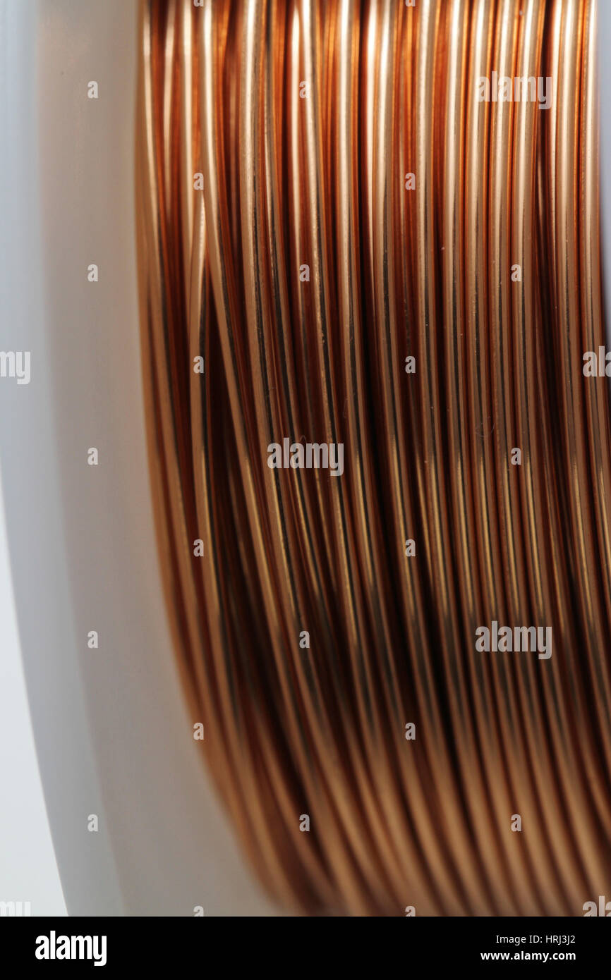 Enamel Coated Copper Wire Stock Photo - Alamy
