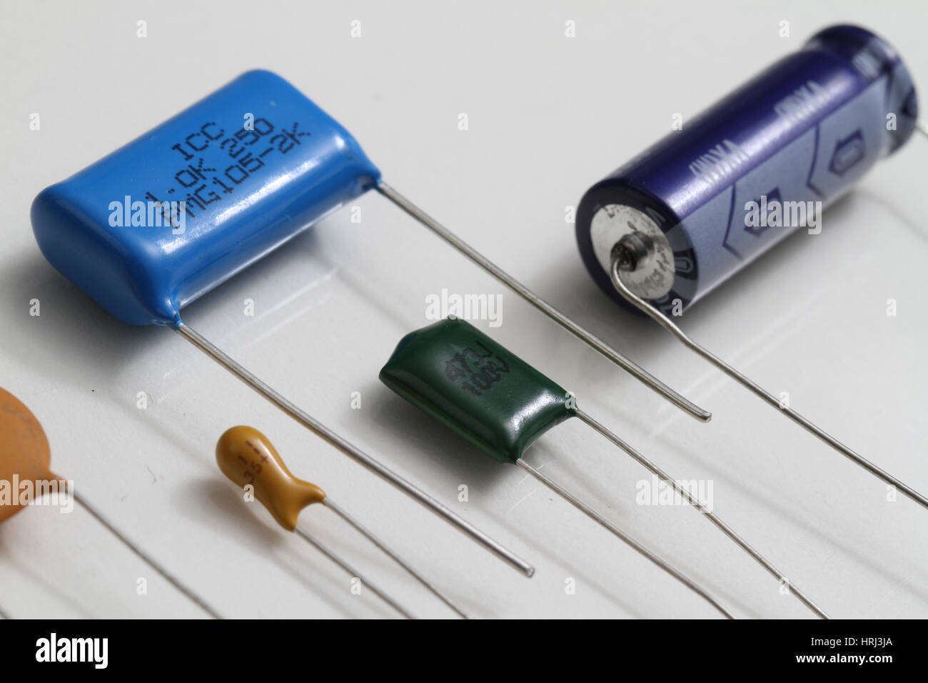Polyester film capacitors hi-res stock photography and images - Alamy