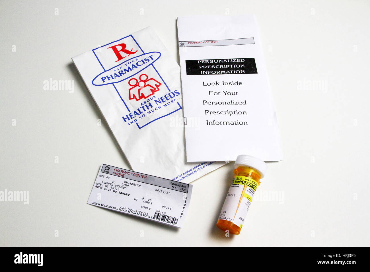 Prescription Drug Items Stock Photo - Alamy