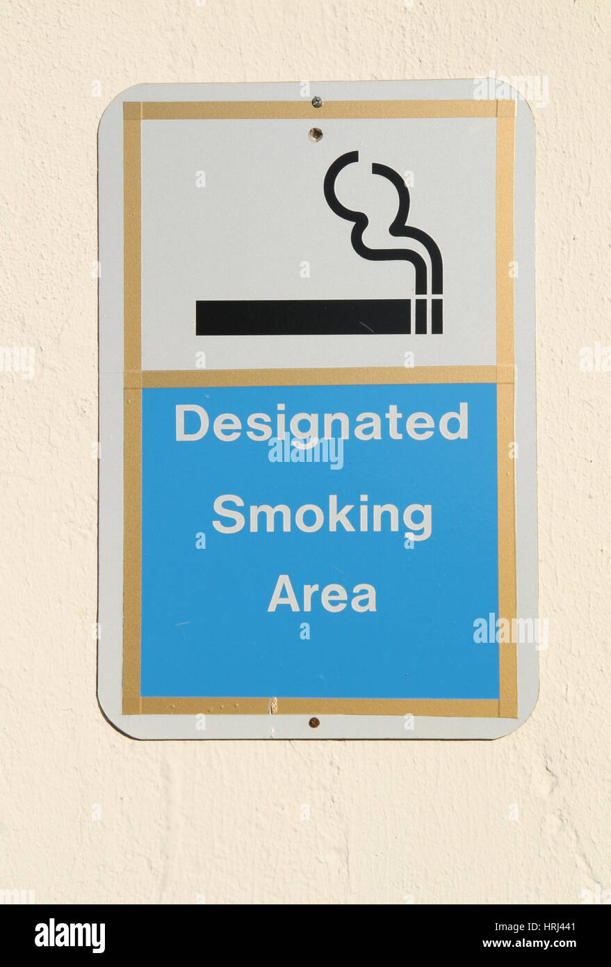 Designated Smoking Area Stock Photo - Alamy