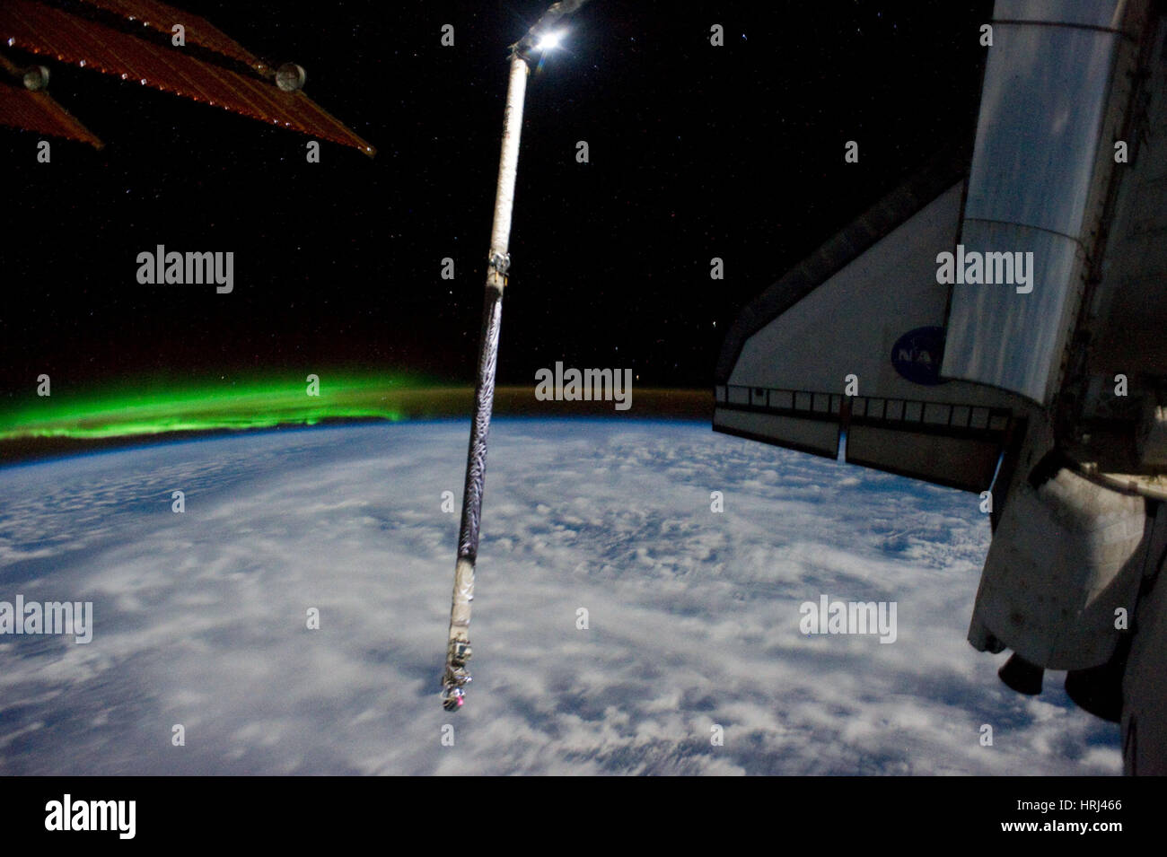 STS-135, Aurora australis, 2011 Stock Photo - Alamy