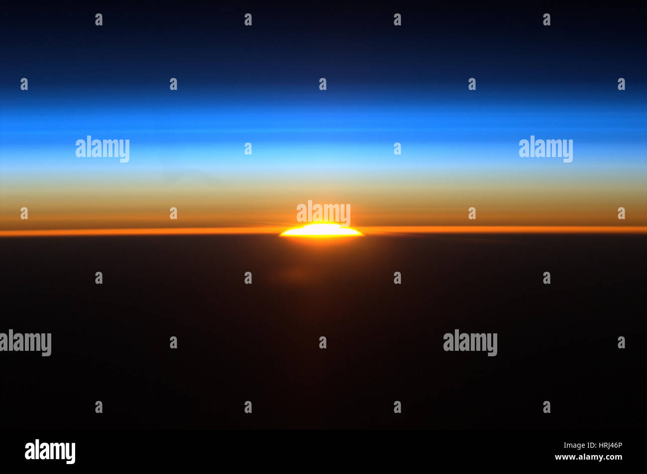 Sunrise Seen From the International Space Station Stock Photo - Alamy
