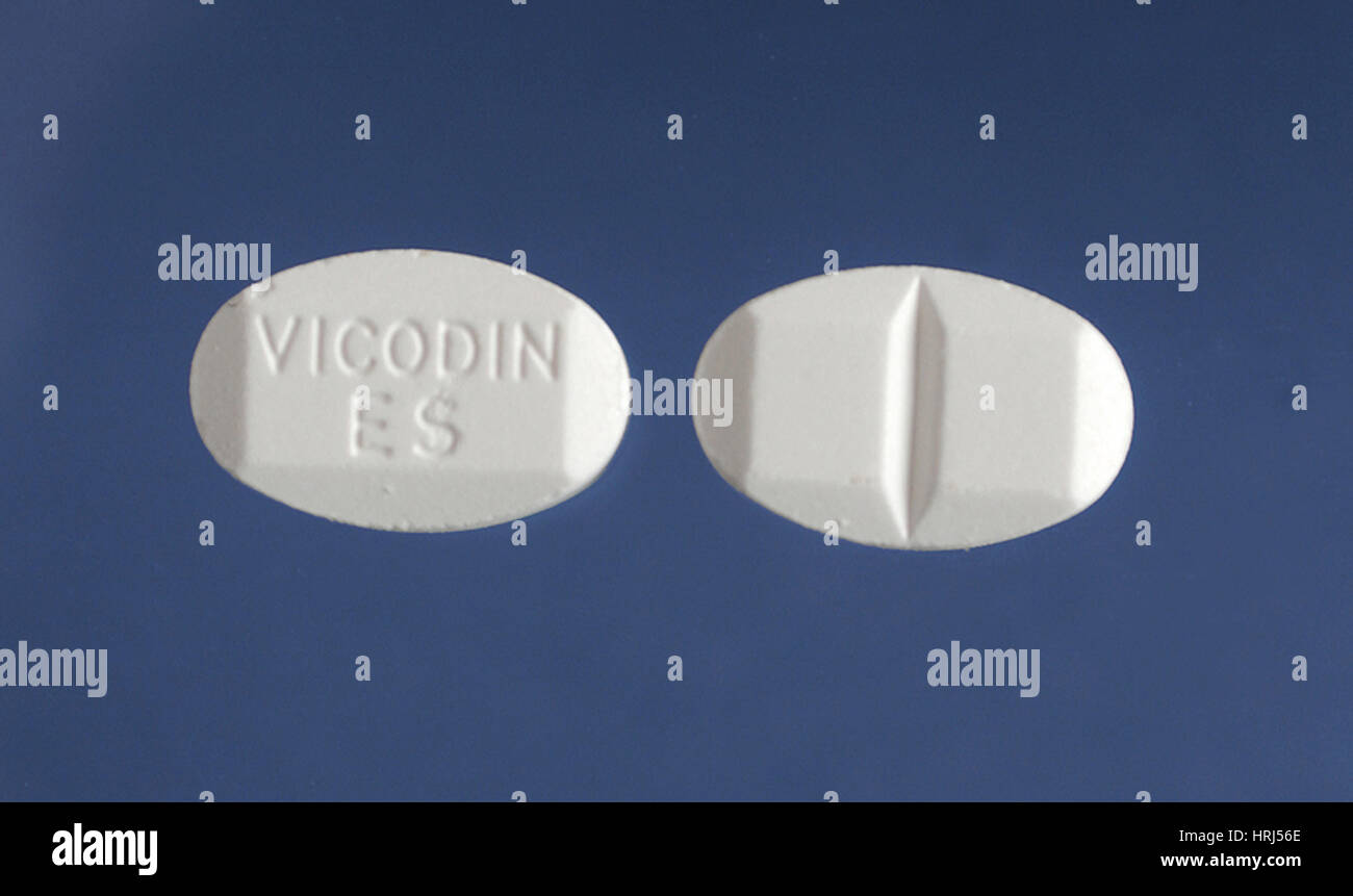 Vicodin, Prescription Medicine for Pain Relief Stock Photo - Alamy