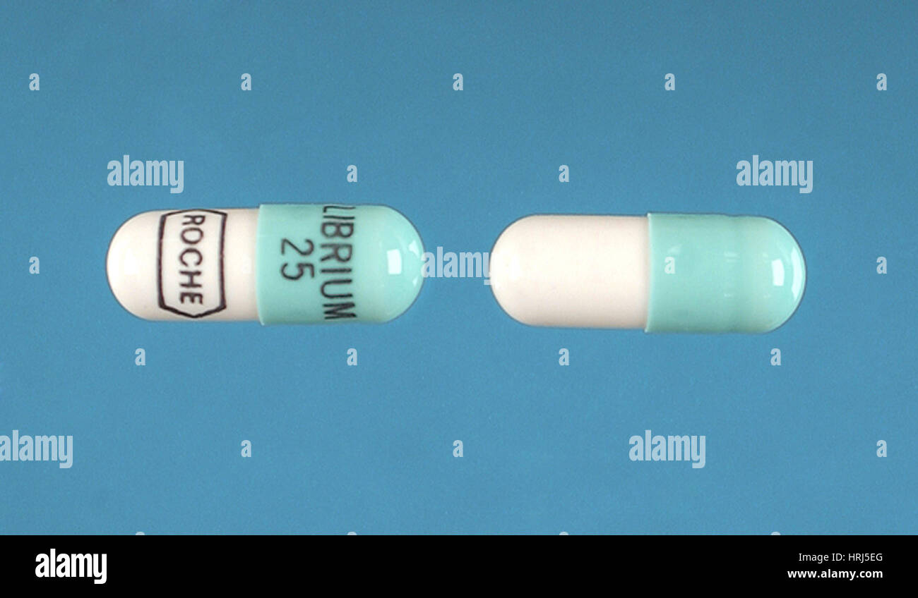 Librium, Prescription for Anxiety and Alcohol Withdrawal Stock Photo ...