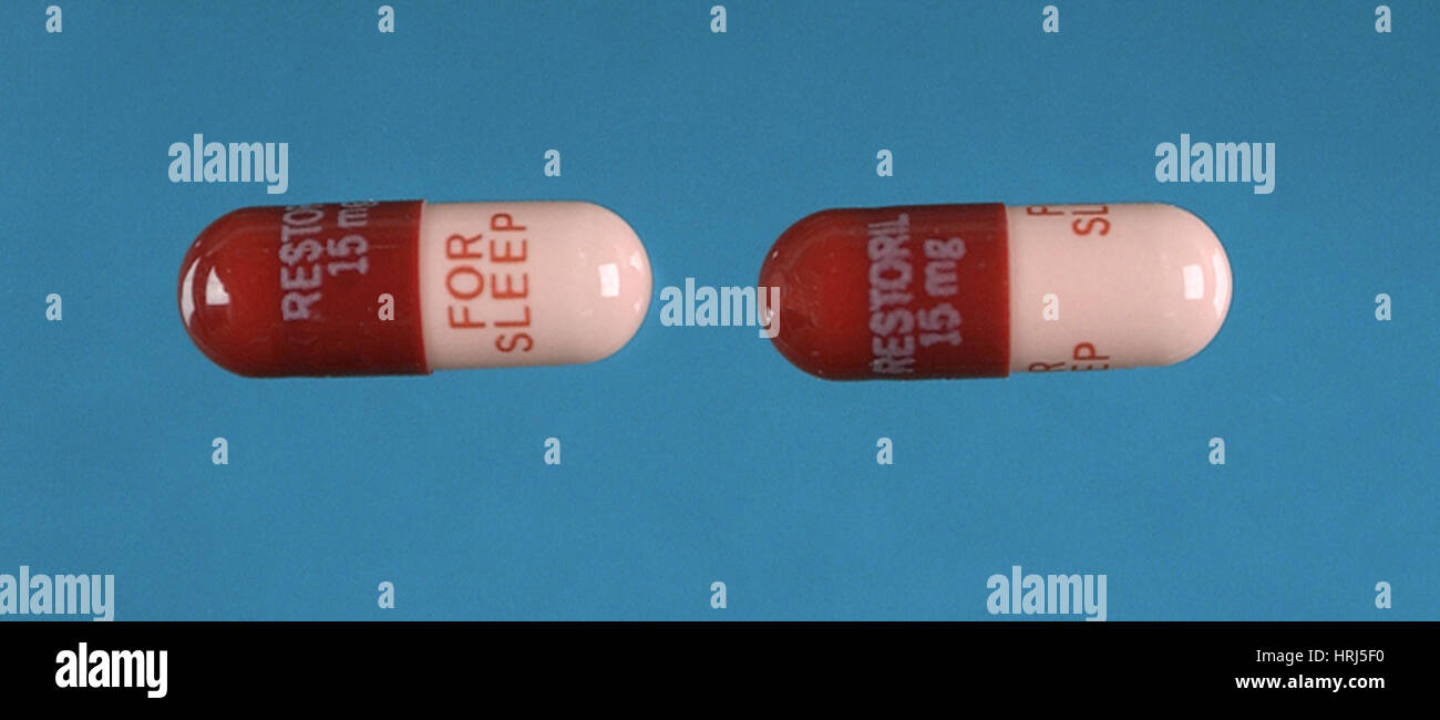 Restoril, Prescription for Insomnia Stock Photo - Alamy