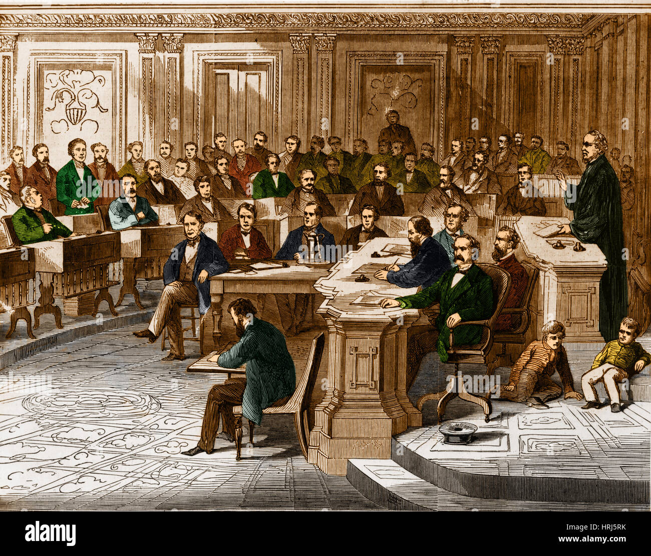 Andrew johnson impeachment hi-res stock photography and images - Alamy