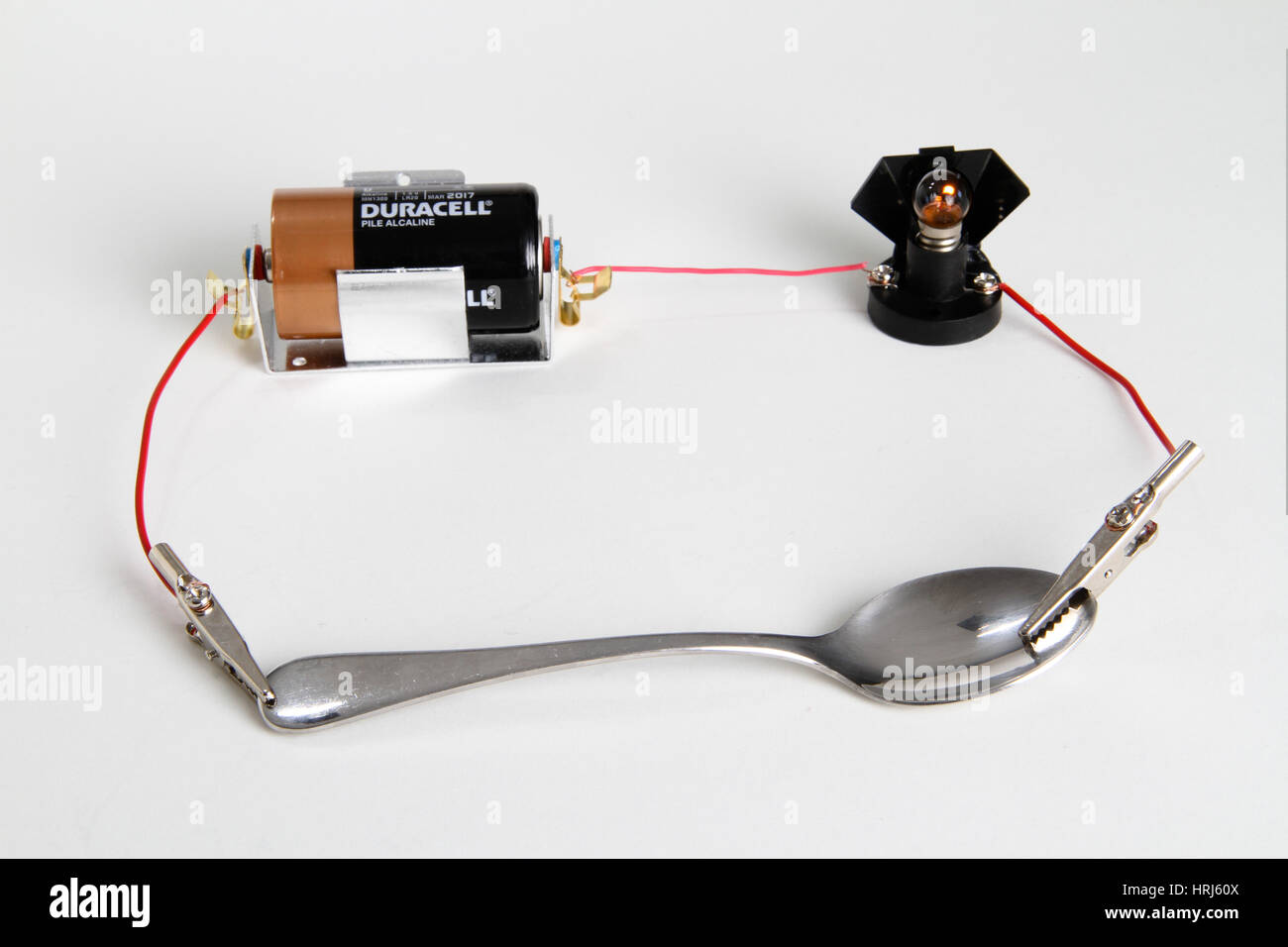 Electric circuit battery light bulb hi-res stock photography and images ...