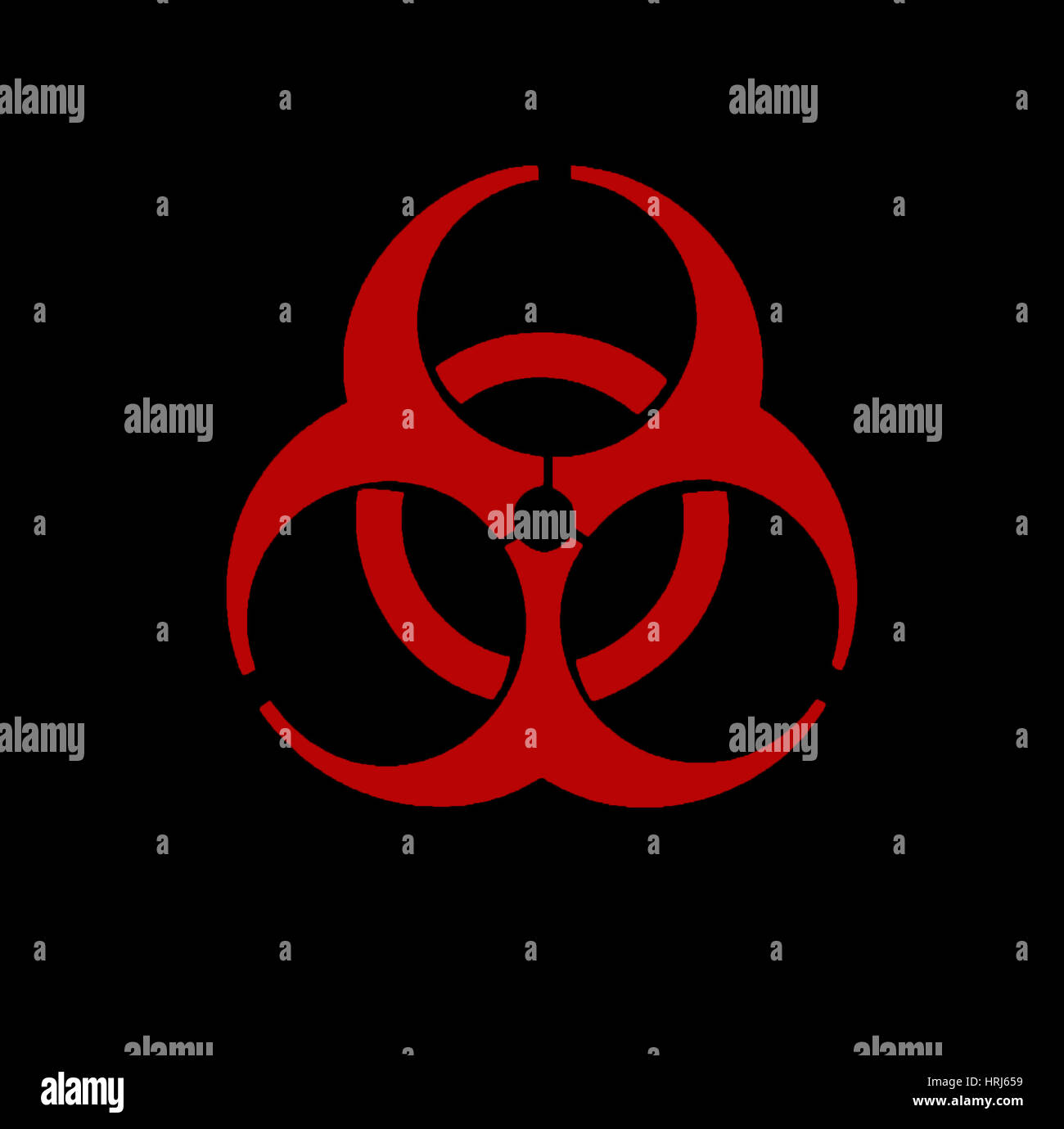 Biohazard Warning on Specimen Bag Stock Photo - Alamy