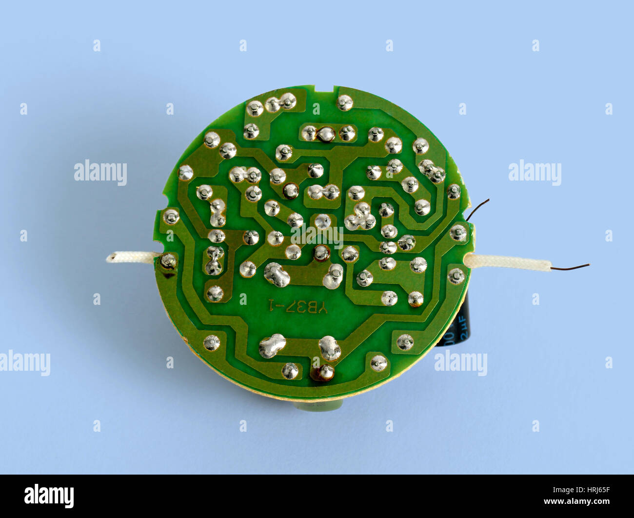 Circuit Board of Light Bulb Stock Photo - Alamy