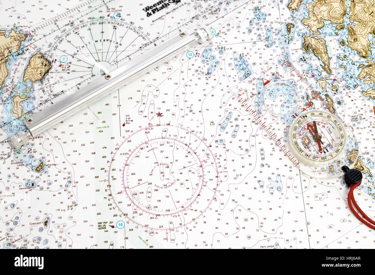Nautical Chart High Resolution Stock Photography and Images - Alamy
