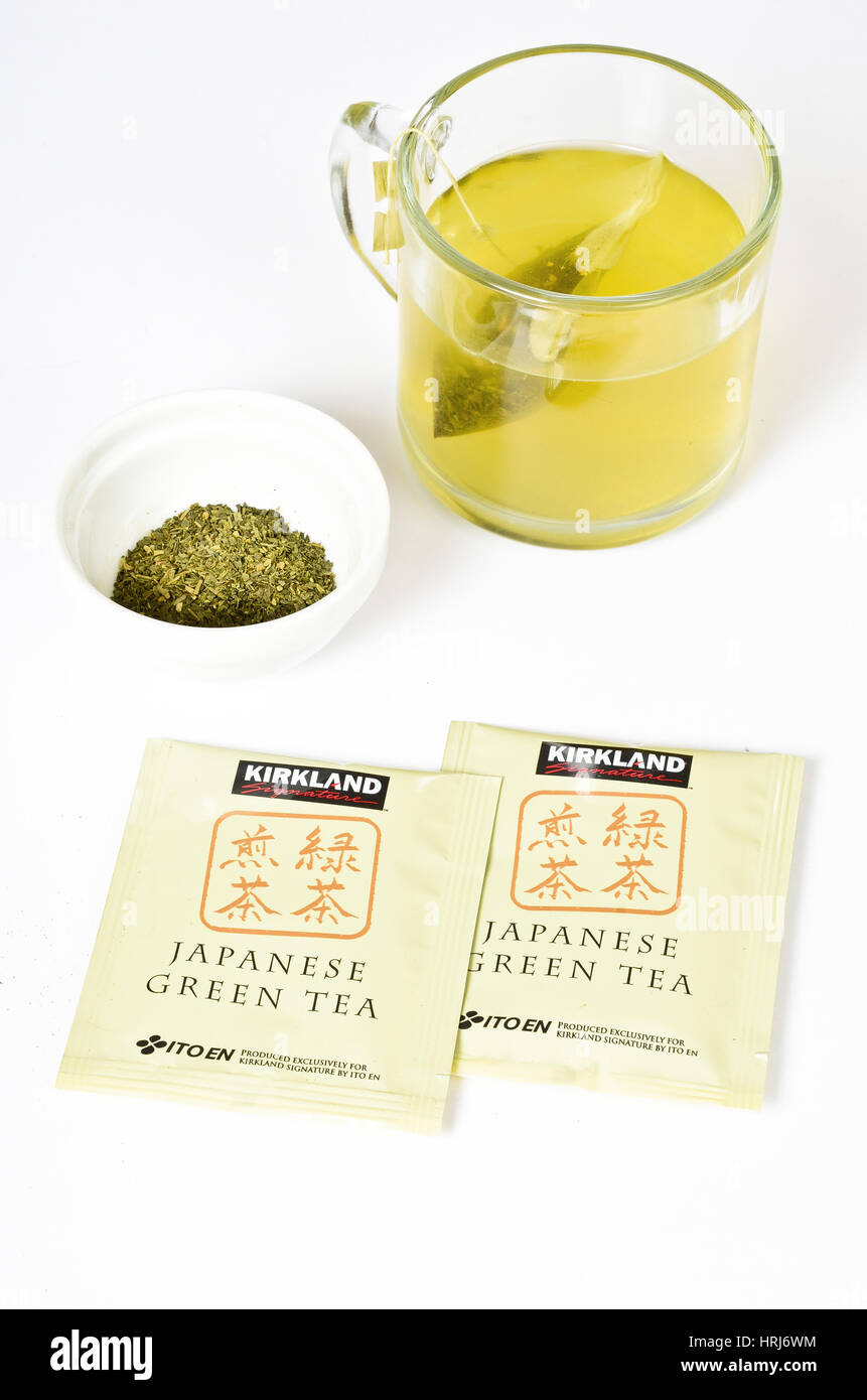 Japanese Green Tea Stock Photo - Alamy