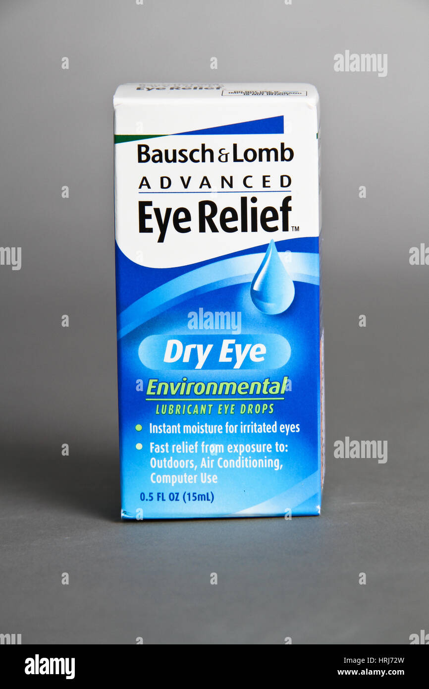 Saline solution eye drops hi-res stock photography and images - Alamy