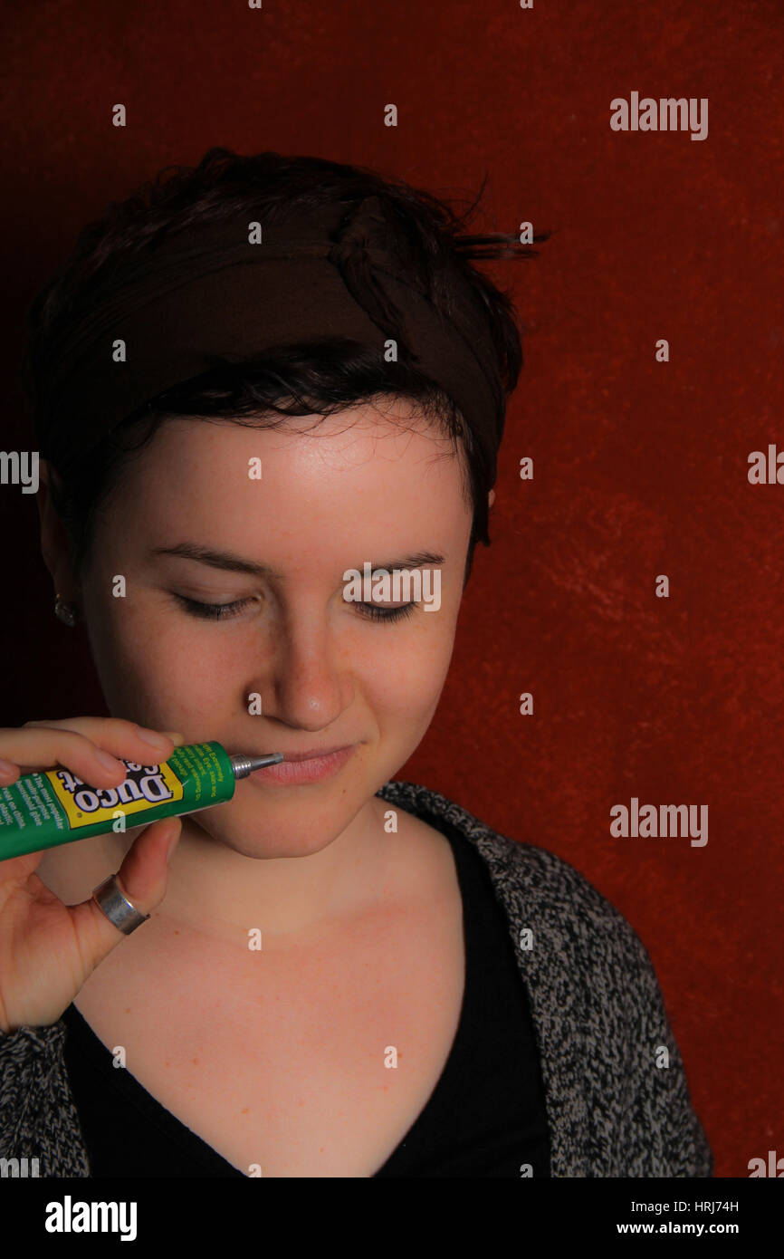 Addiction glue hi-res stock photography and images - Alamy