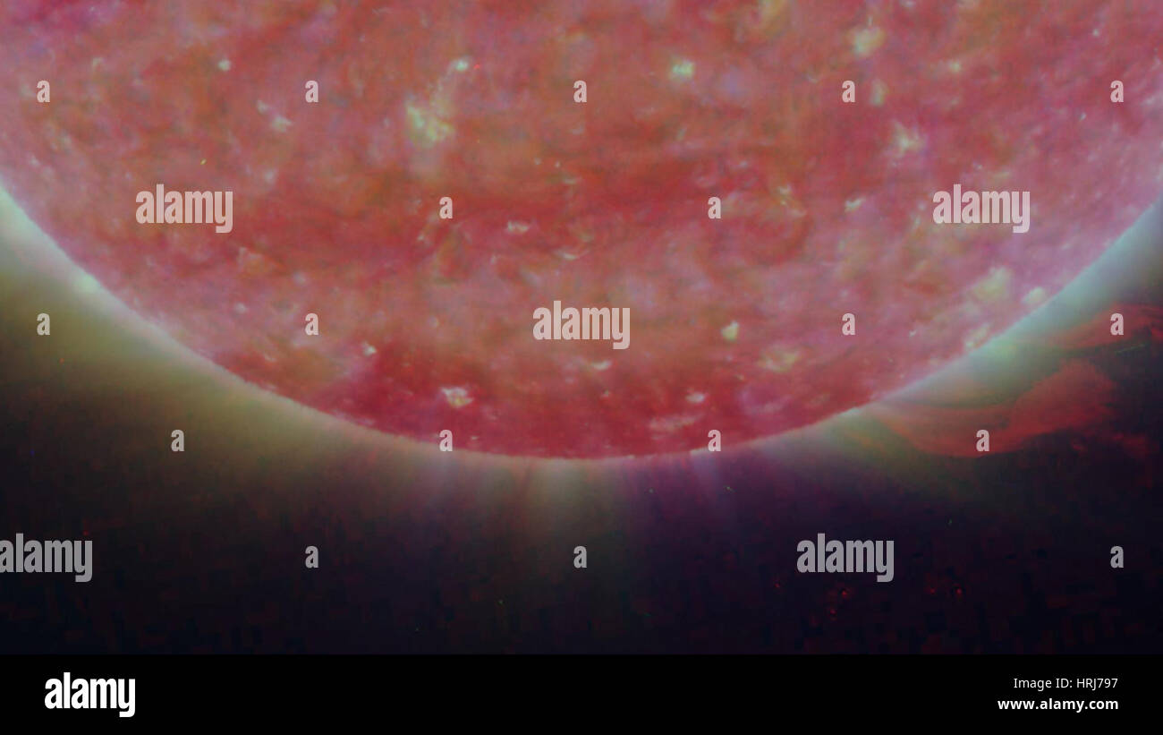 South Pole of the Sun, STEREO Image Stock Photo - Alamy