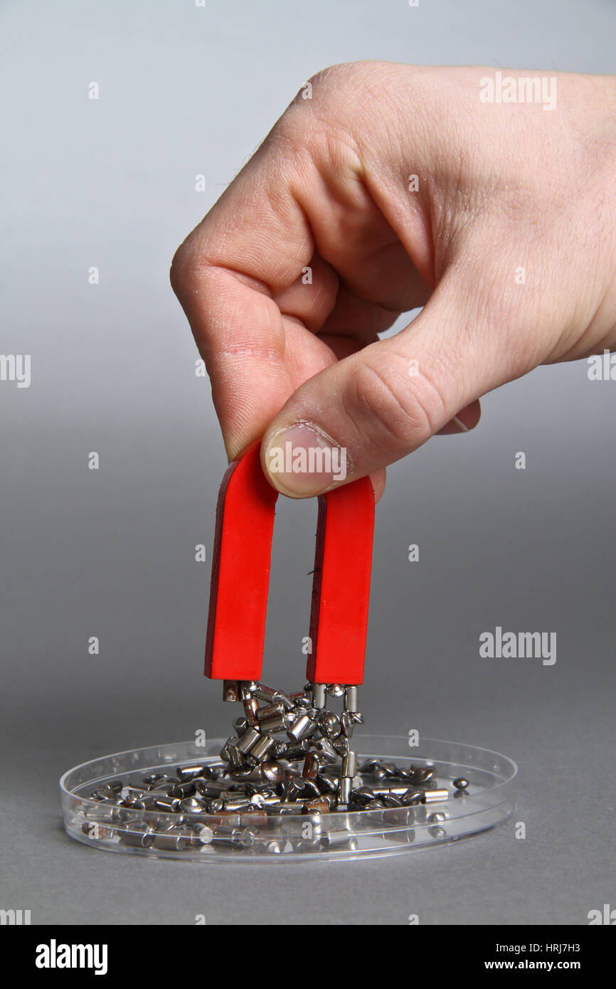 Test for magnetic properties Stock Photo - Alamy