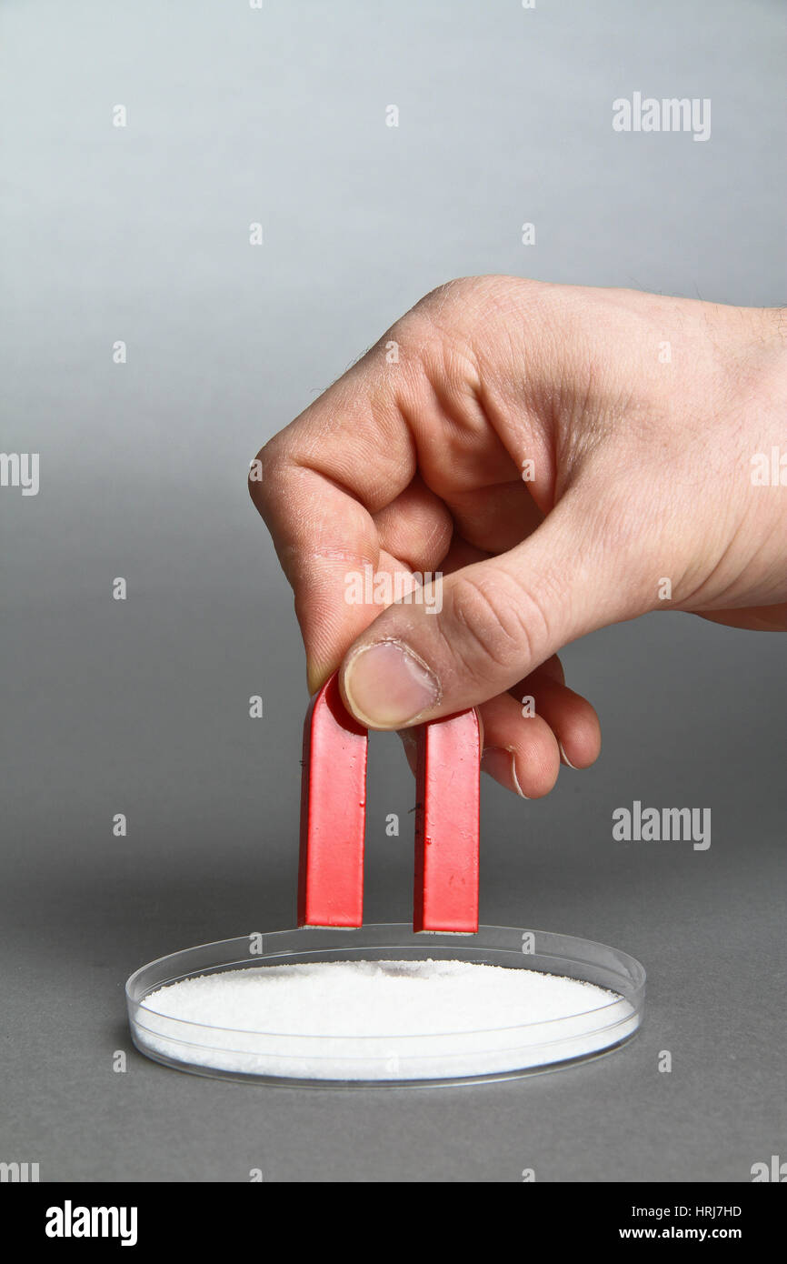 Test for magnetic properties Stock Photo - Alamy