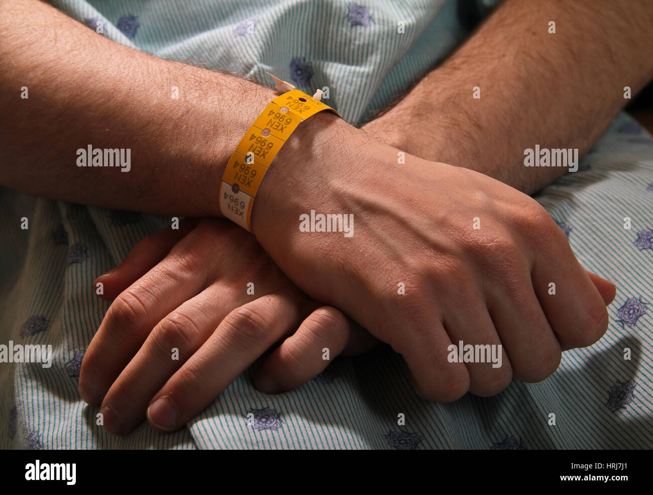 Hospital id band hi-res stock photography and images - Alamy