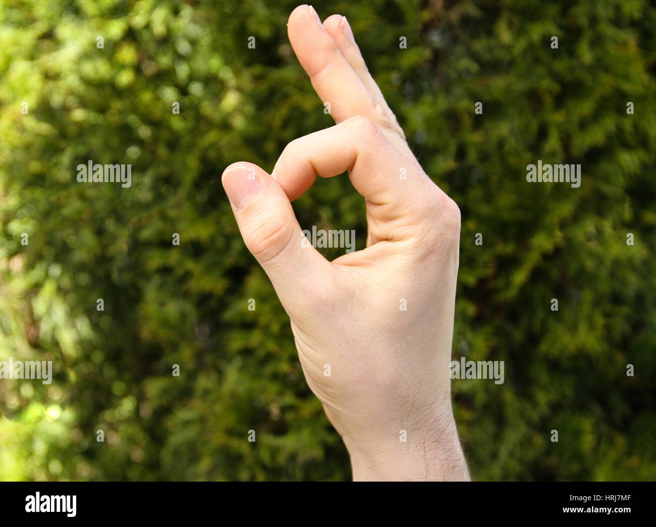 Positive Hand Gesture Stock Photo - Alamy