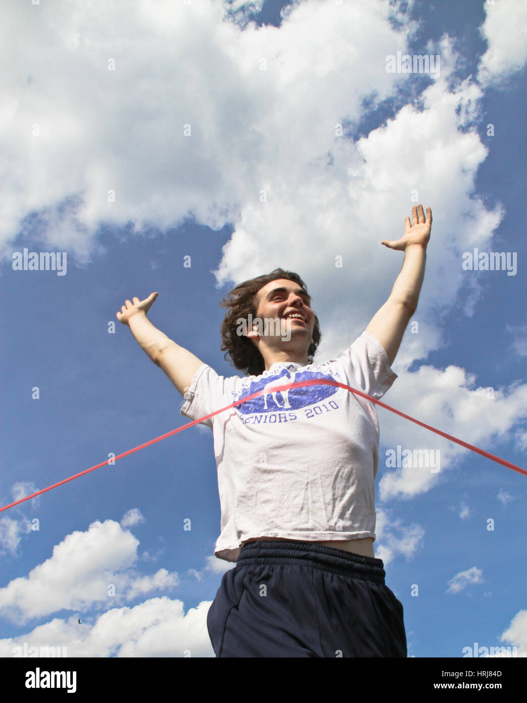 Finish line victorious hi-res stock photography and images - Alamy
