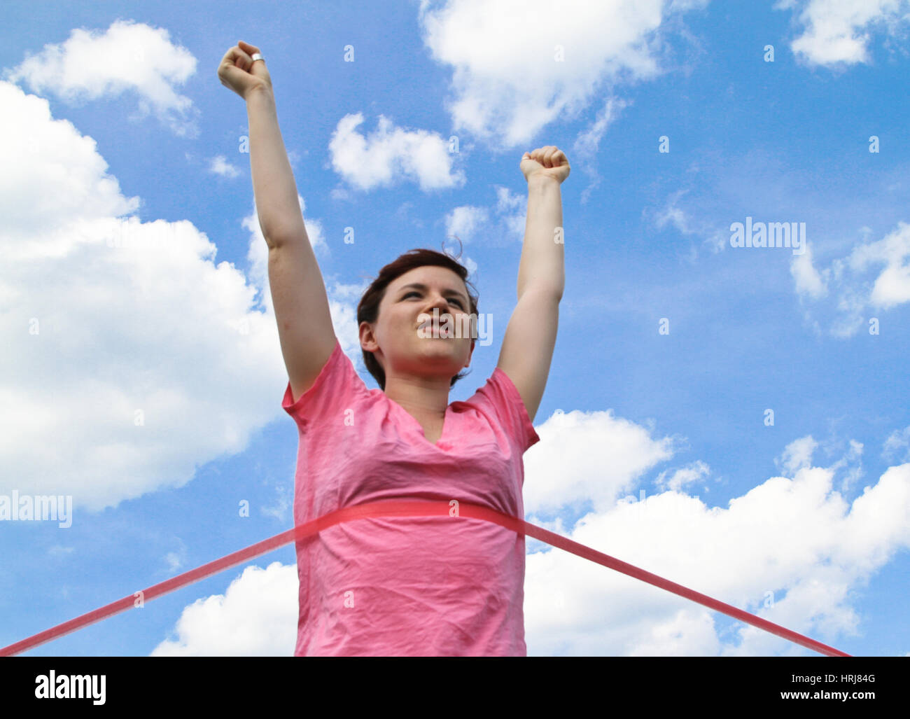 Athlete finish line win hi-res stock photography and images - Alamy