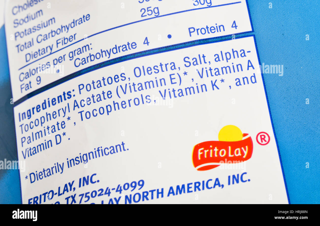 Olestra hi-res stock photography and images - Alamy