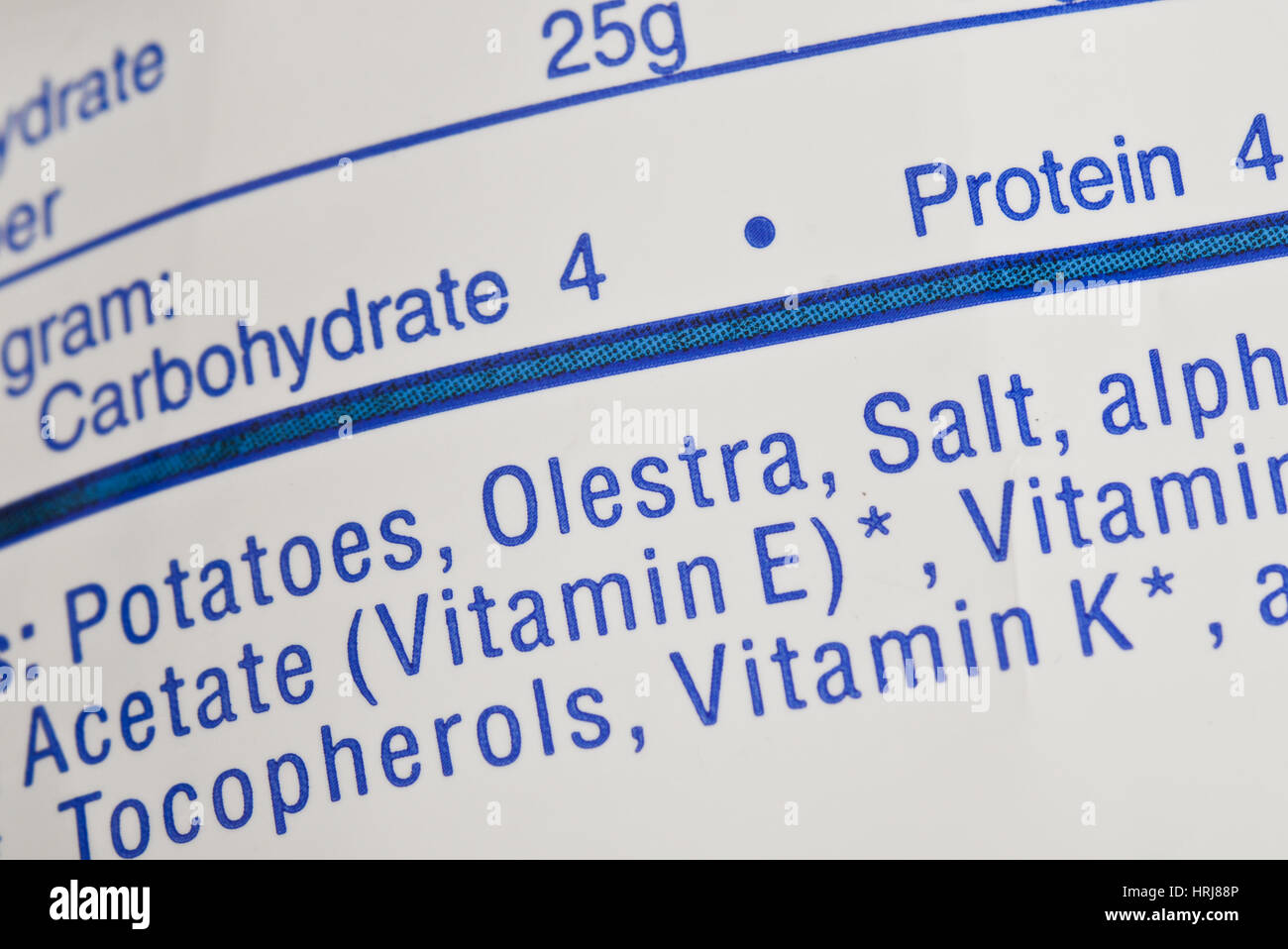 Olestra hi-res stock photography and images - Alamy