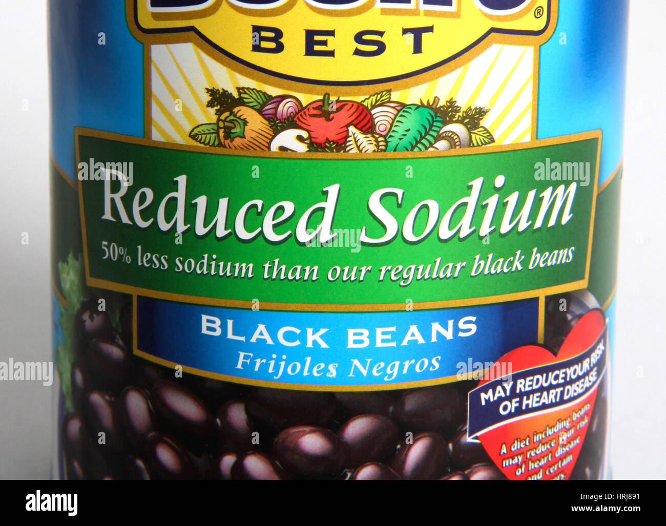 Reduced Sodium Beans Stock Photo - Alamy