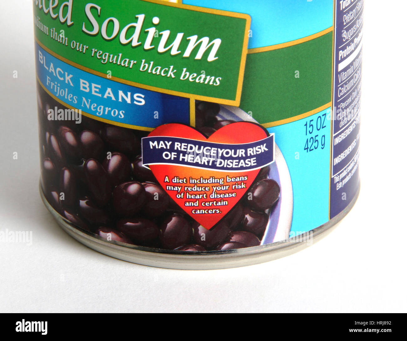 Reduced Sodium Beans Stock Photo - Alamy