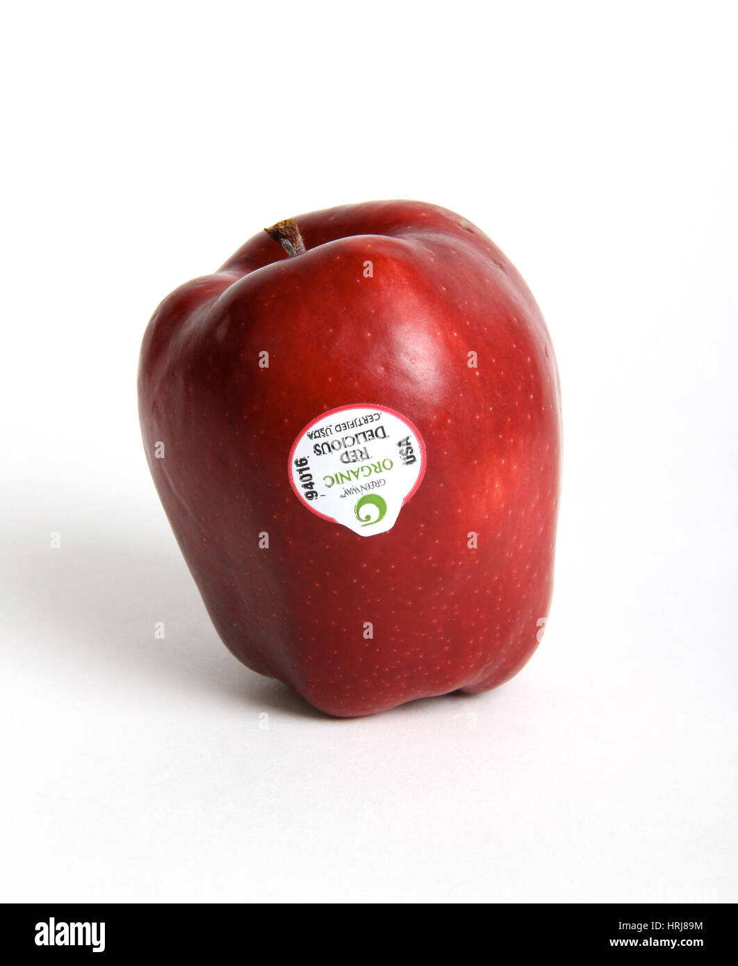 Organic Red Delicious Apple Stock Photo - Alamy