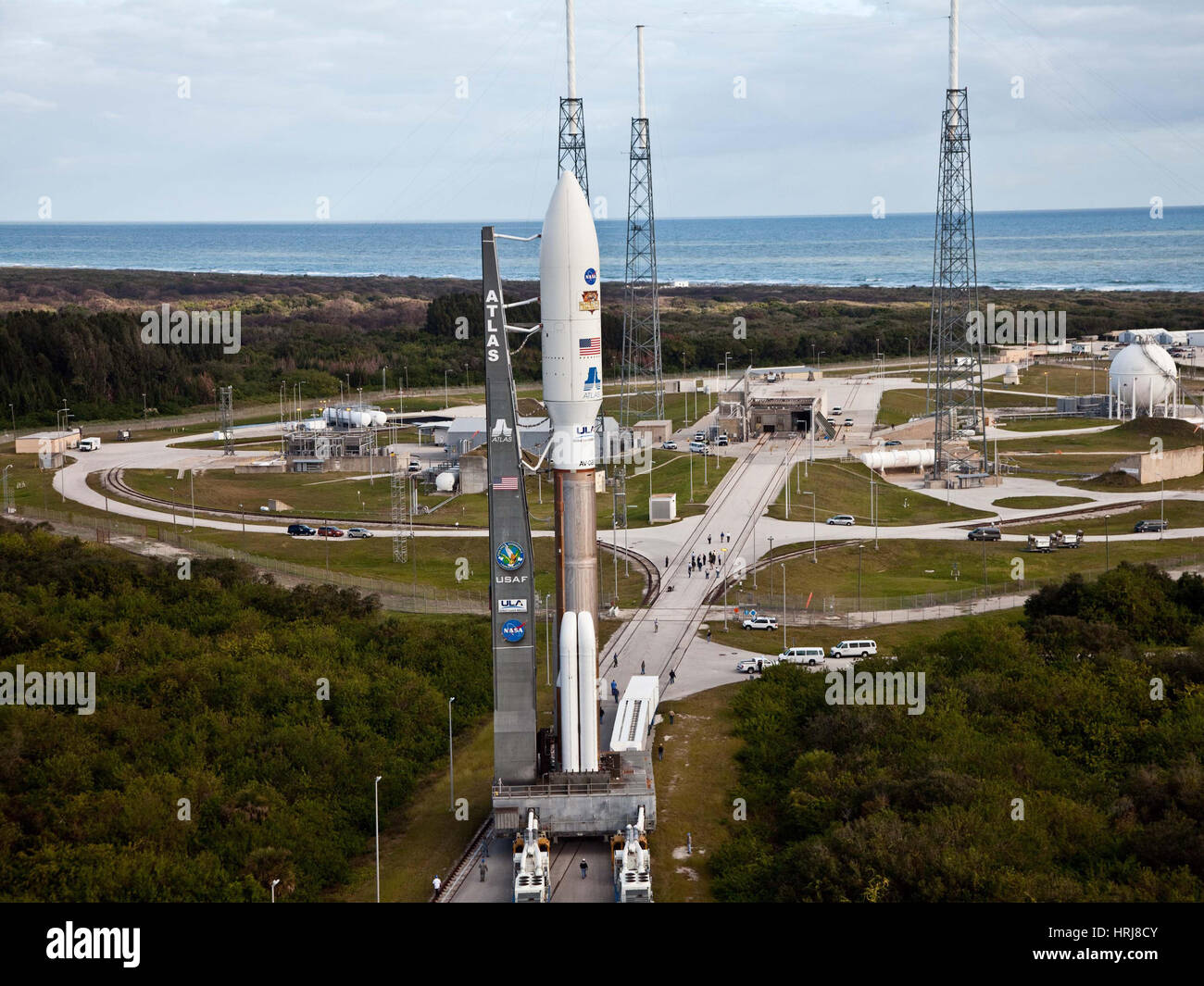 Mars Science Laboratory Rover Curiosity on Launching Pad Stock Photo ...