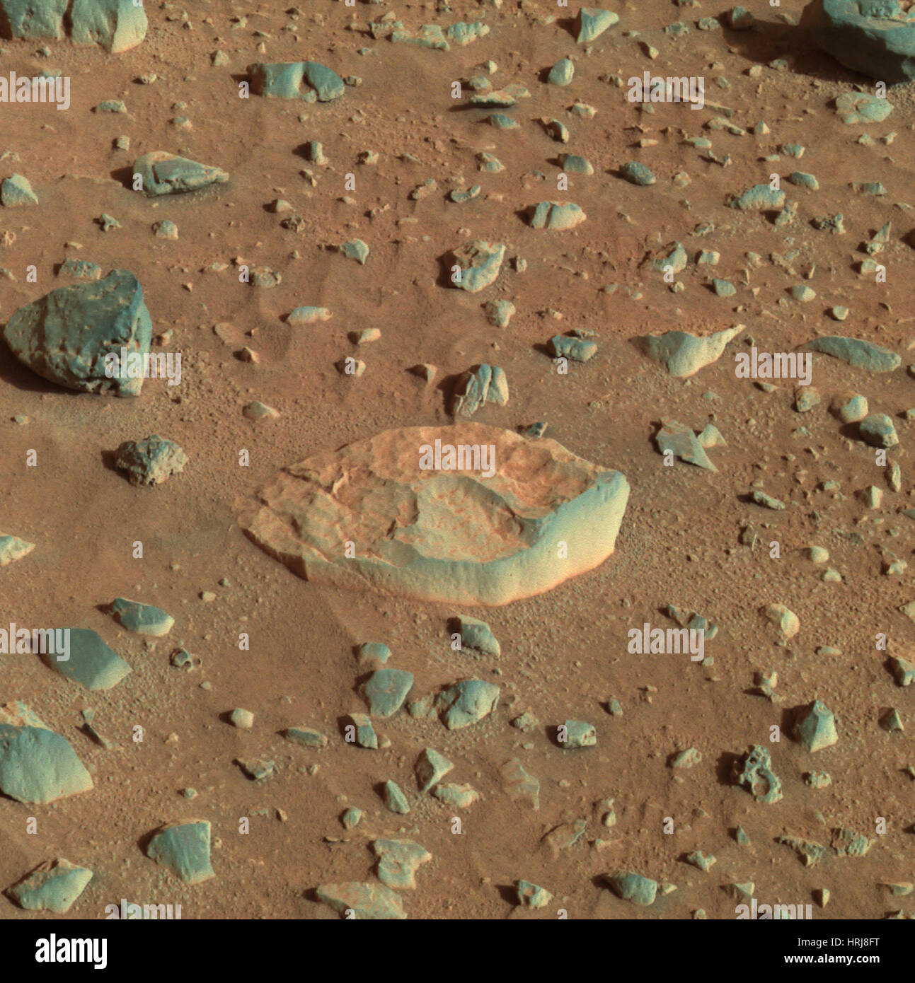 Mars Exploration Rover Spirit Mission, Rock Target White Boat Stock ...