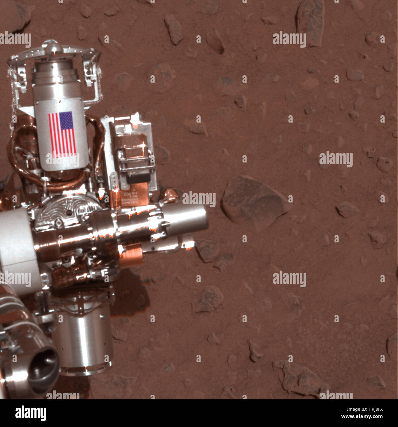 Mars Exploration Rover Spirit Mission, Rock Target Adirondack Stock ...