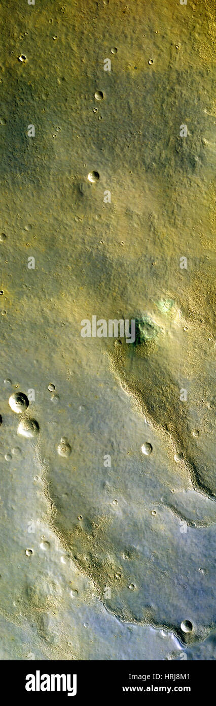 First Color HiRISE Image of Mars Stock Photo - Alamy