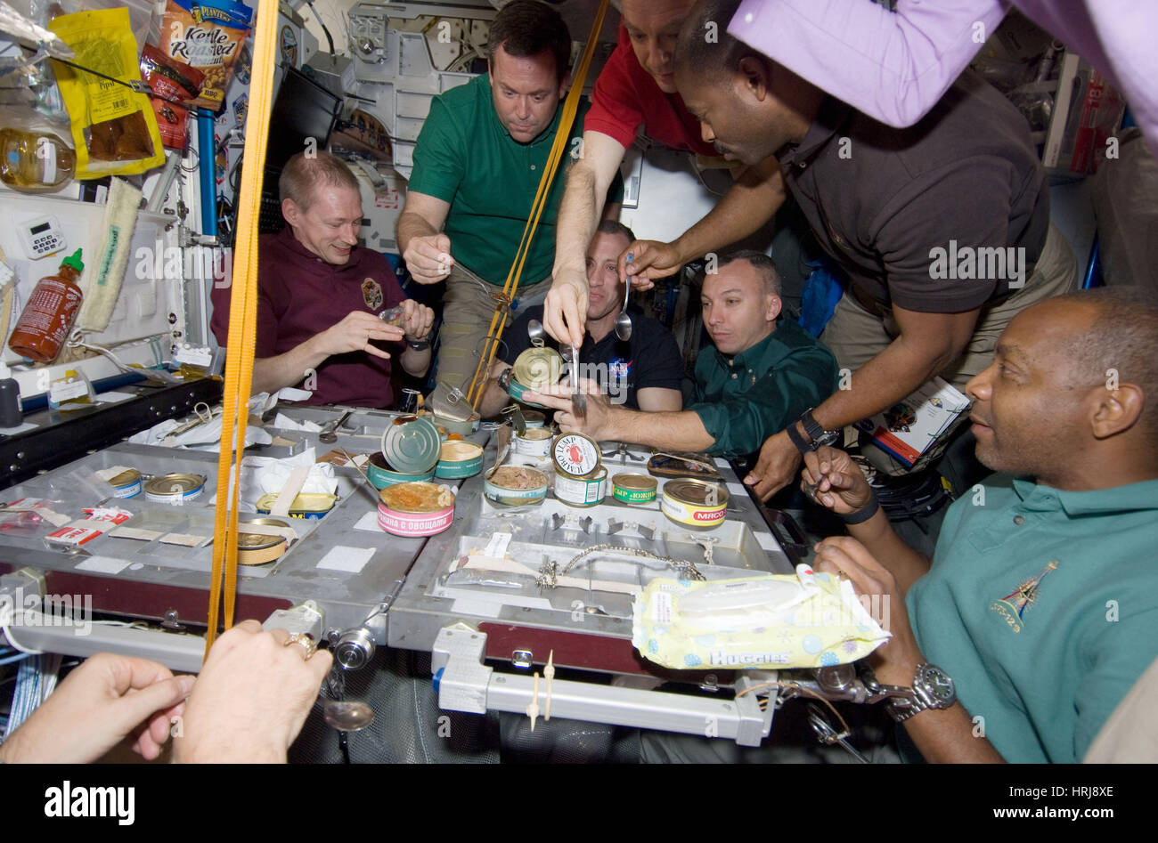 Astronauts Eating