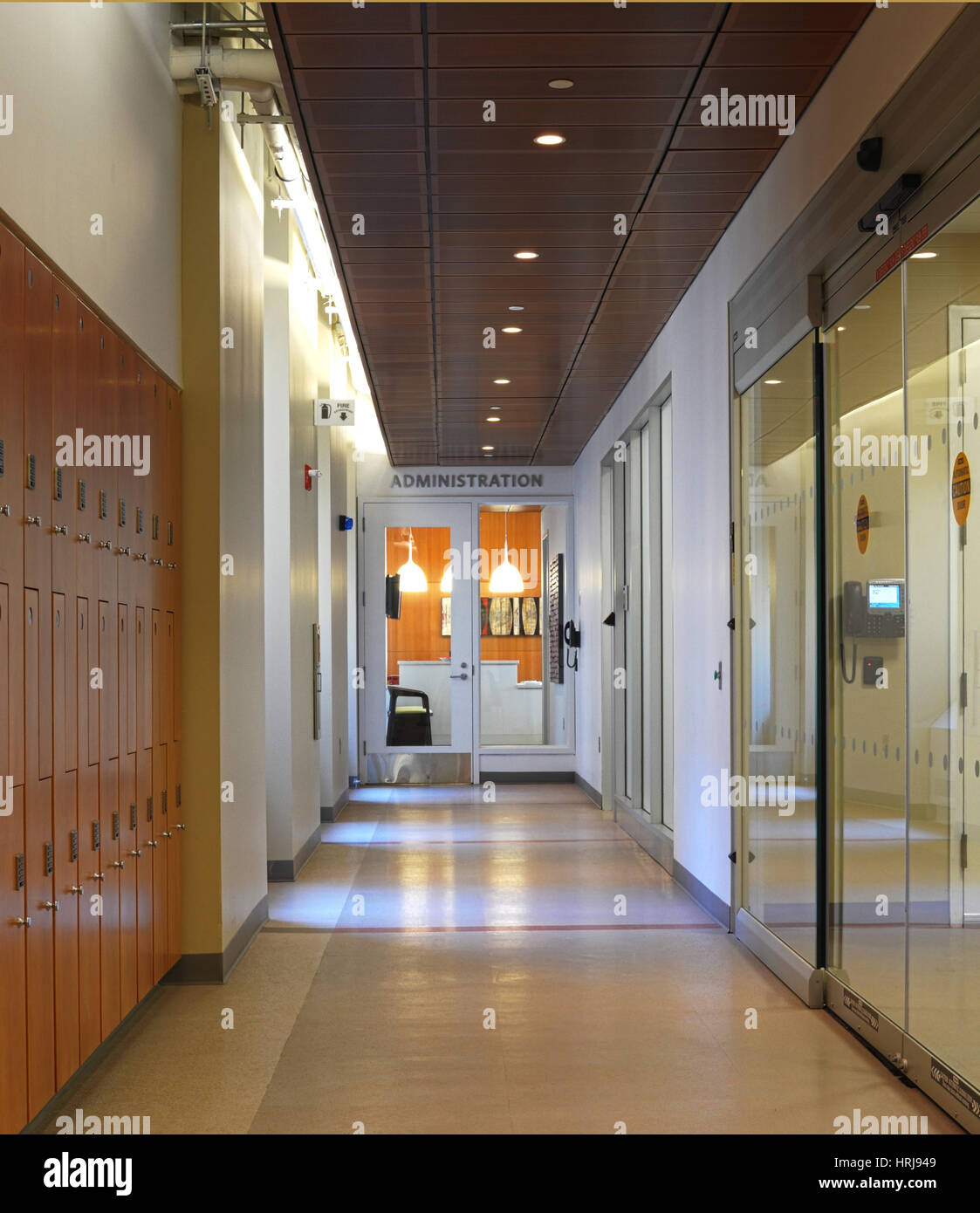 Interior of a Hospital Stock Photo - Alamy