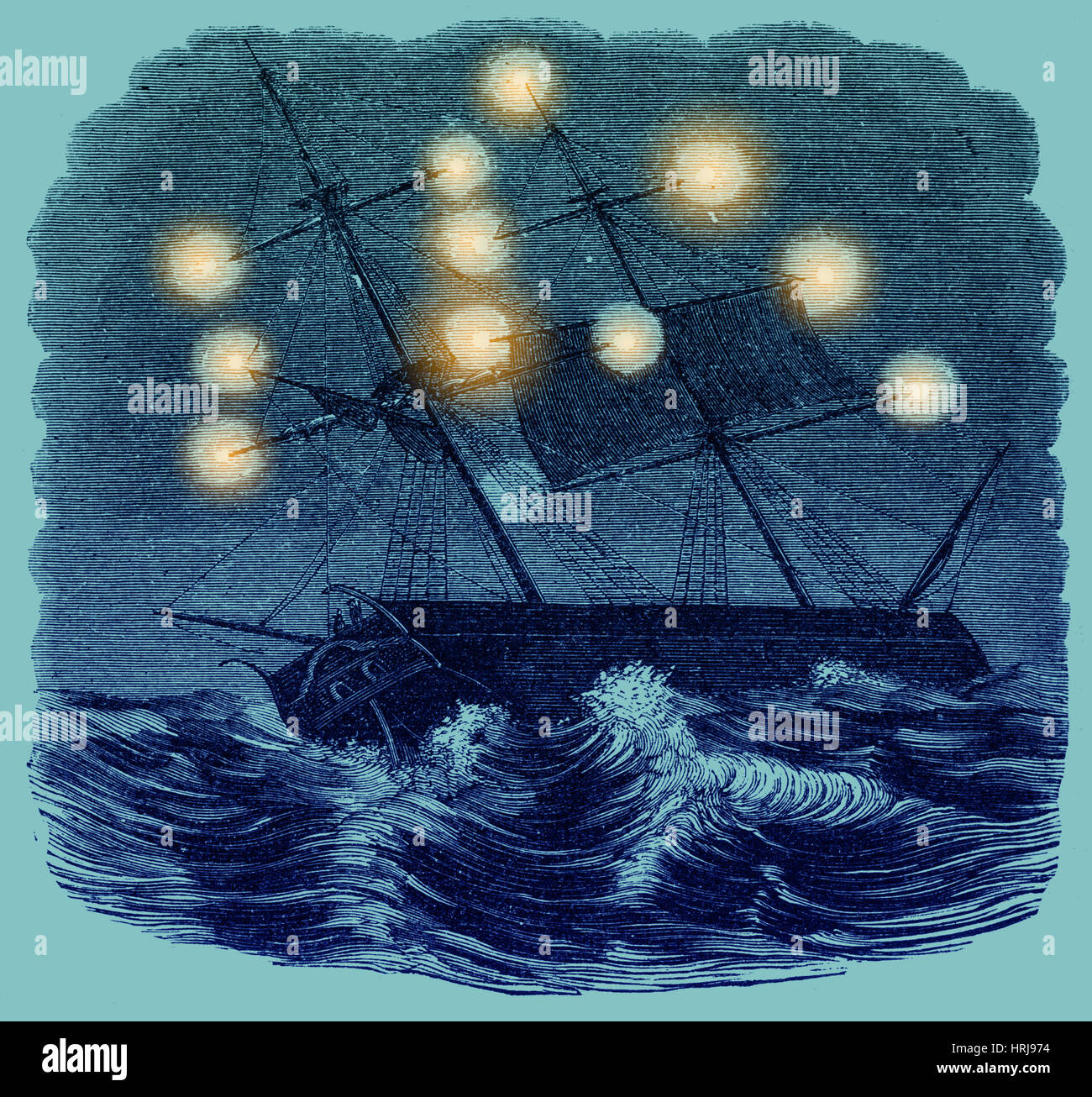 St Elmo S Fire At Sea at Naomi Marshall blog