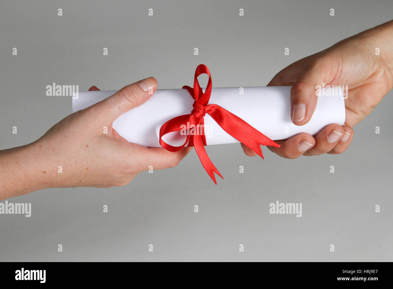 Handing certificate diploma hi-res stock photography and images - Alamy