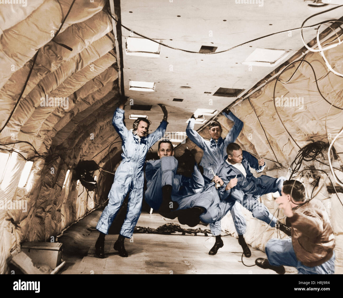 Astronauts Experiencing Weightlessness, 1963 Stock Photo - Alamy