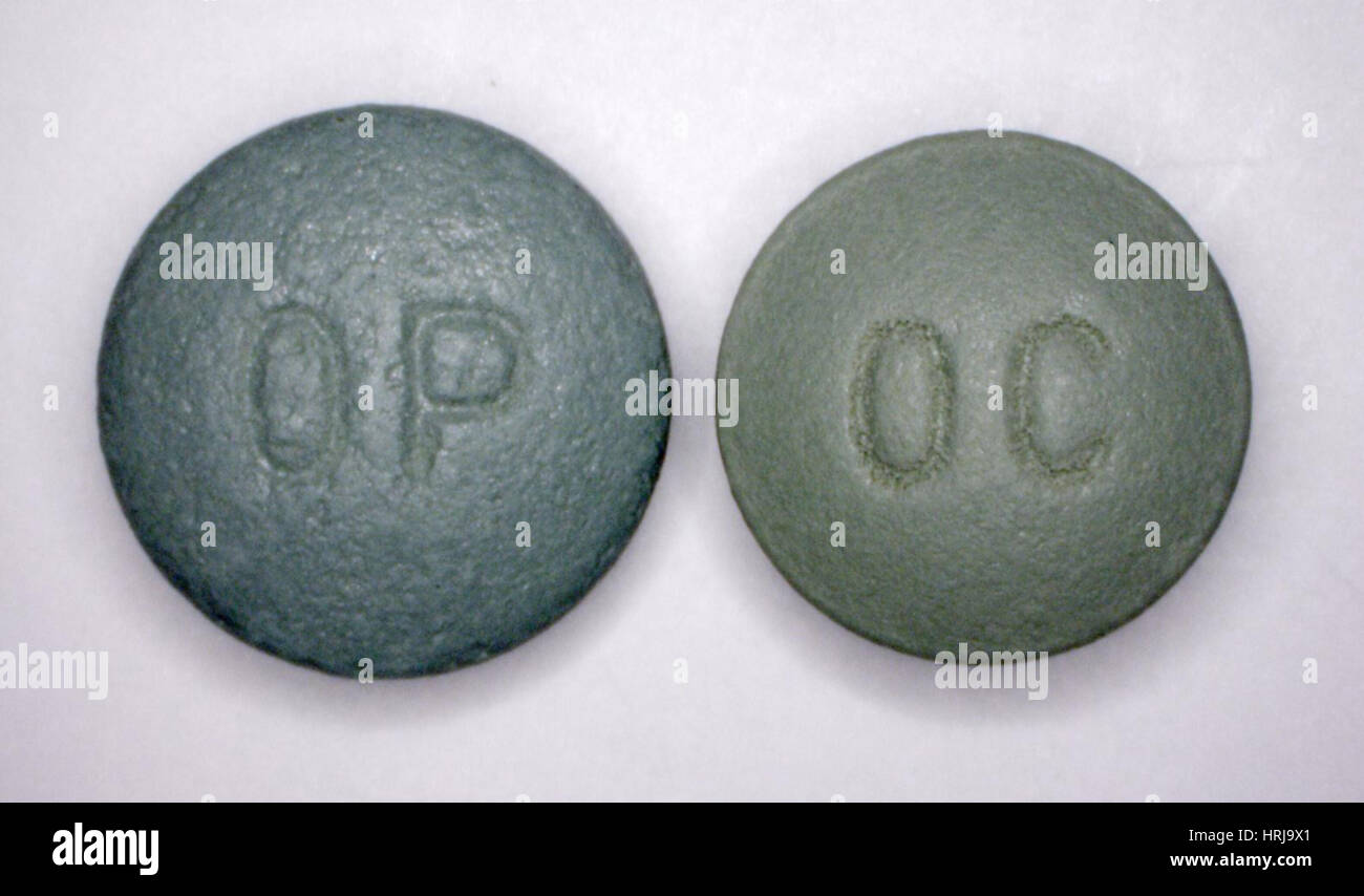 OxyContin (OC) and Reformulated (OP Stock Photo - Alamy