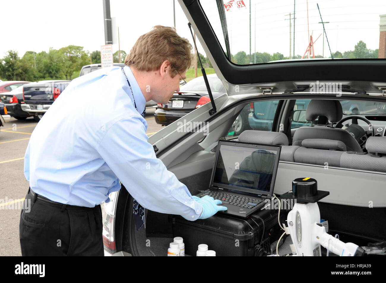 XRF Analyzer, Portable Screening Device Stock Photo - Alamy