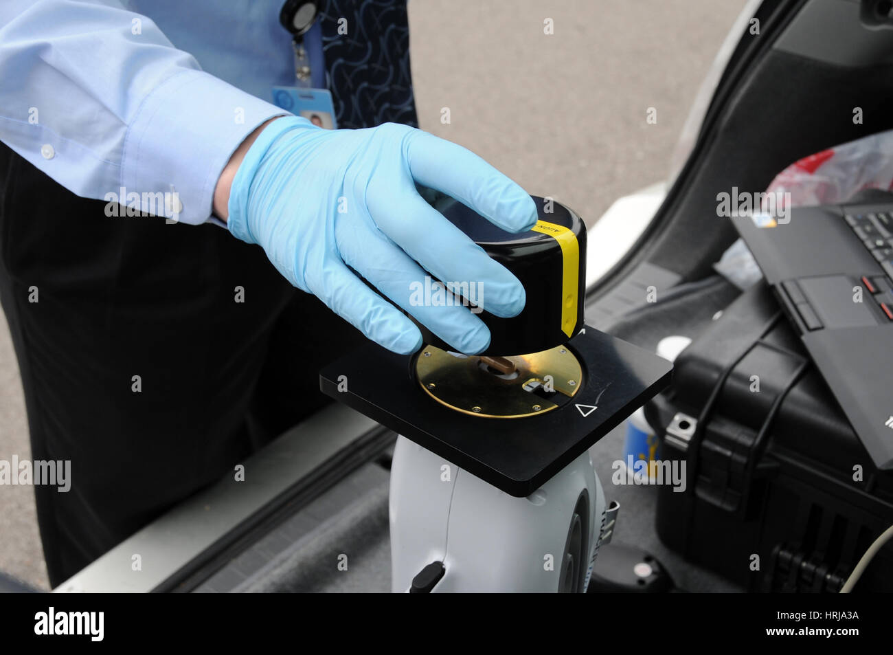XRF Analyzer, Portable Screening Device Stock Photo - Alamy