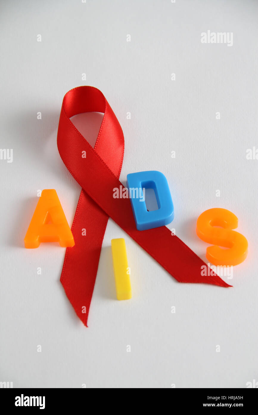 AIDS Awareness Symbol Stock Photo - Alamy