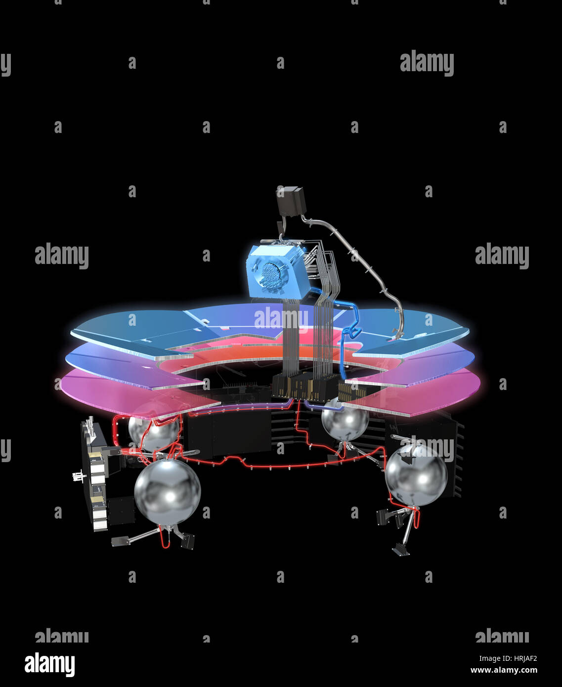 Planck Space Observatory's Cooling System Stock Photo - Alamy
