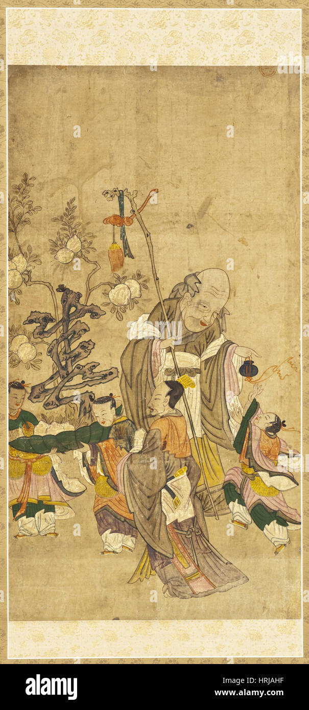 Shoulao, Korean God of Longevity Stock Photo - Alamy