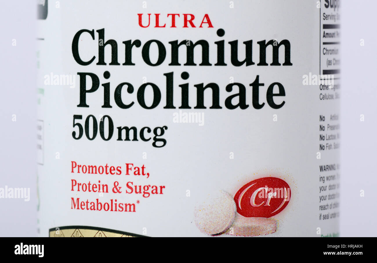 Chromium picolinate hi-res stock photography and images - Alamy