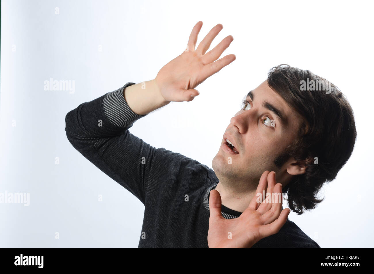 Fearful person hi-res stock photography and images - Alamy