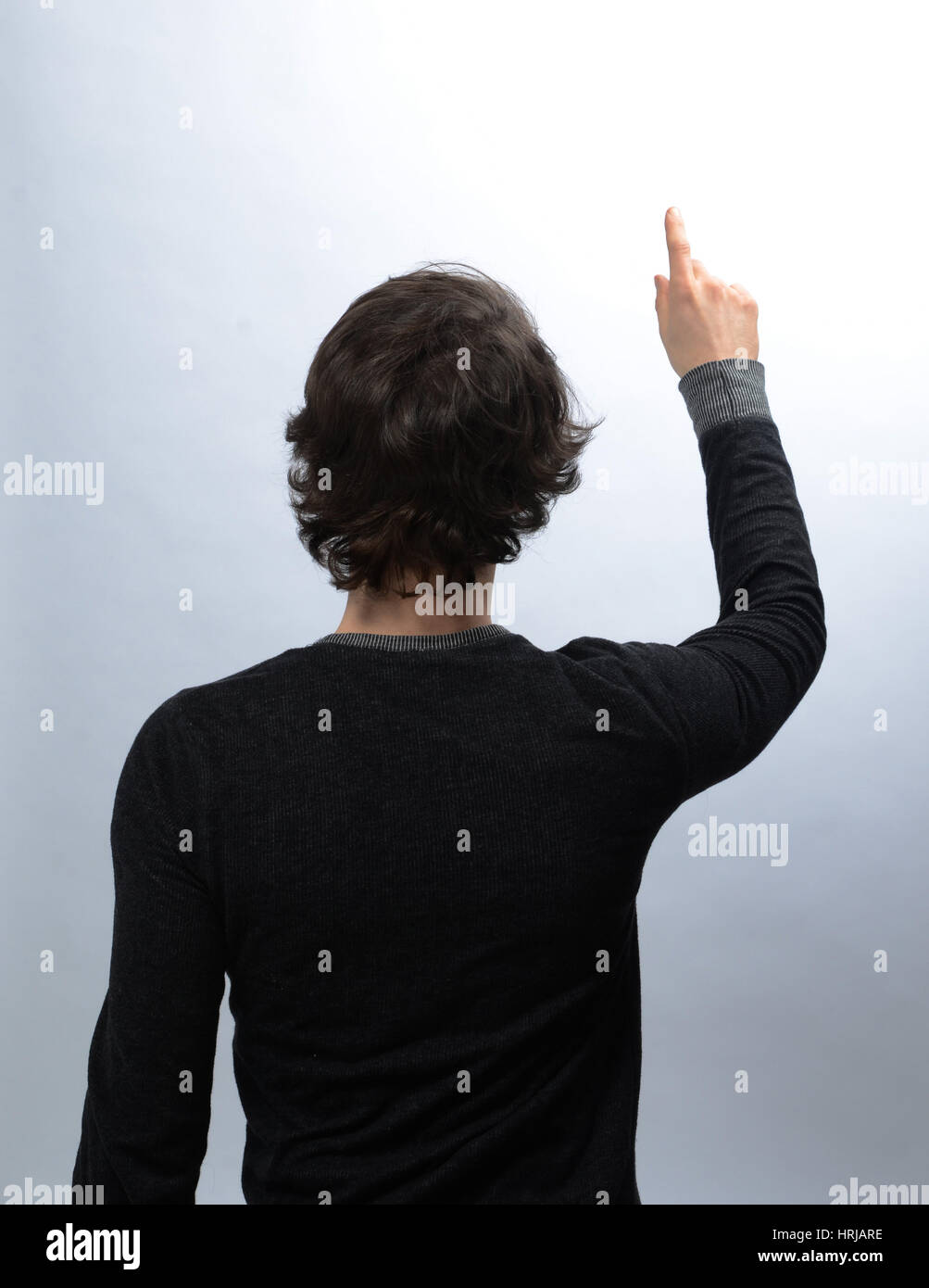 Man Pointing Stock Photo - Alamy
