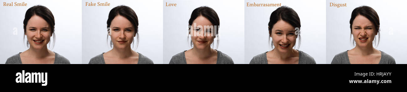 Range of Facial Expressions Stock Photo - Alamy