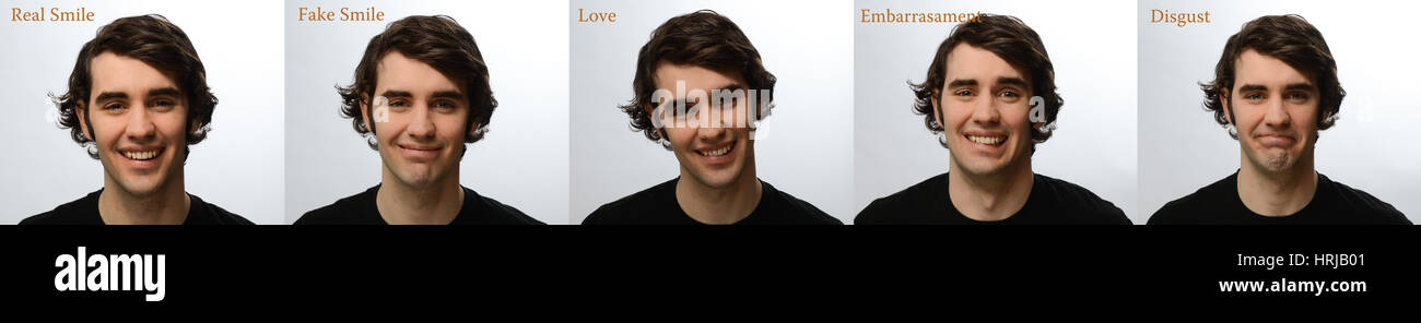 Range of Facial Expressions Stock Photo - Alamy